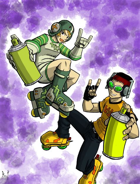 Jet Set Radio Beat And Gum By Ryanshifflett On Deviantart