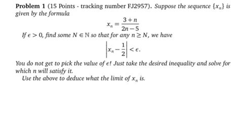 solved problem 1 15 points tracking number fj2957