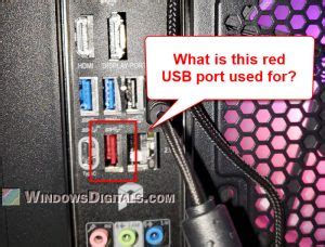 What Do The Red USB Ports SS Mean On My PC