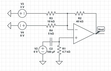 Operational Amplifier Voltage Divider With Multiple Voltage Sources