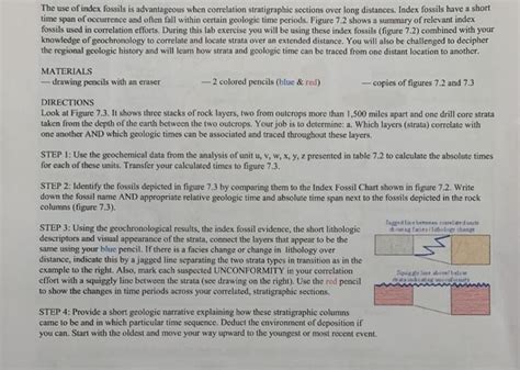 Solved The Use Of Index Fossils Is Advantageous When