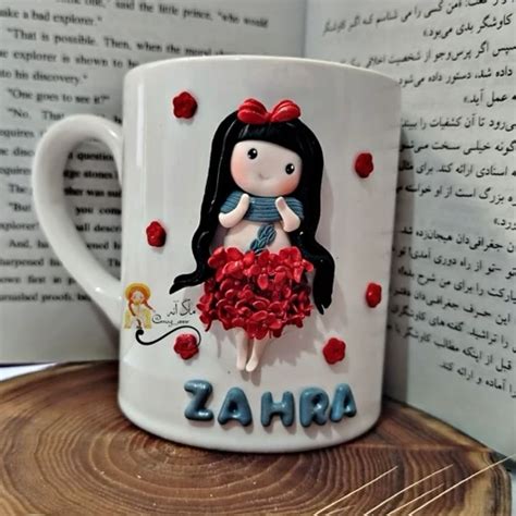 خرید و قیمت ماگ عروسکی دختر گل گلی از غرفه ماگ آلما