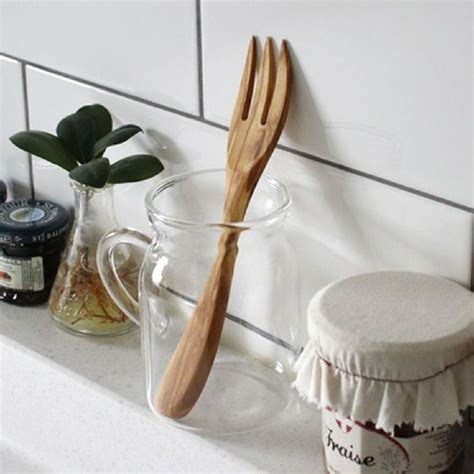 나무 포크 요리 샐러드 캠핑 카빙포크 주방 조리도구 티몬