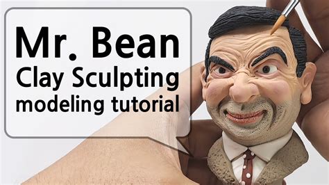 Mr Bean Caricature Clay Sculpting Tutorial 미스터 빈 케리커쳐 칼라 클레이 만들기