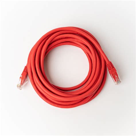 Unixtr Patch Cord Cat6 Red 5m Compucable