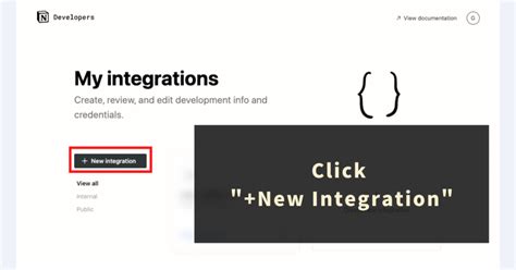 Acquiring Notion API Token And Initial Setup ProcessGAS LAB Blog