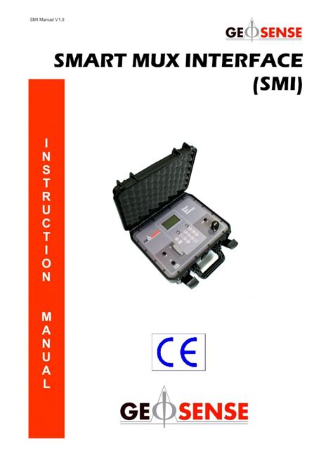 pdf smart mux interface smi geosense · digital smart mux dmux