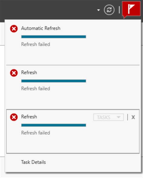 Server Manager Refresh Failed Rsysadmin