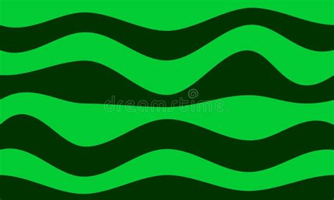 Green Stripes Lines Wave Curves Abstract Background Stock Illustration Illustration Of Design