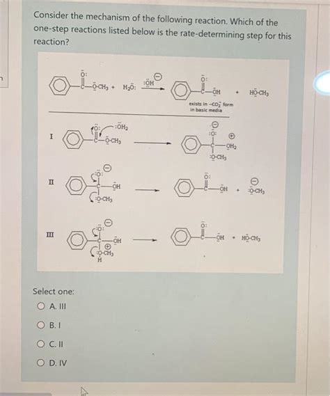 Solved Consider The Mechanism Of The Following Reaction Chegg