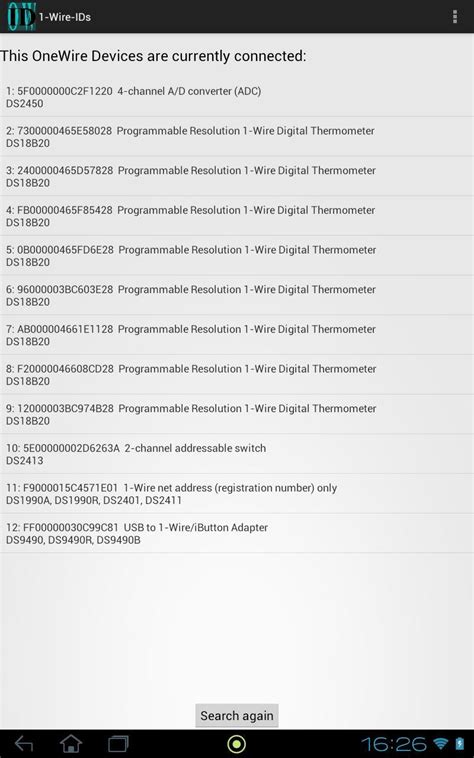 1 Wire Ids One Wire Ids Latest Version 20 For Android