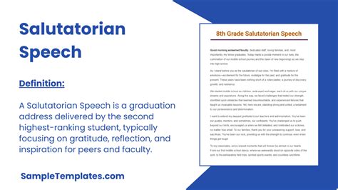 High School Senior Speech Examples Amp Pinterest In Action
