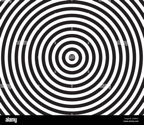 Black And White Spiral Optical Illusion Background Stock Vector Image And Art Alamy