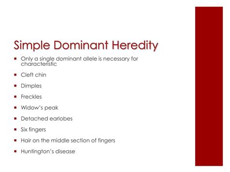 Ppt Mendelian Inheritance Of Human Traits Powerpoint Presentation