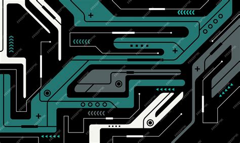 Киберпанк ретро футуристический плакат векторные иллюстрации Бесплатно векторы