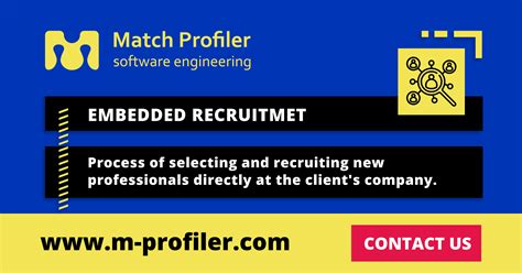 embedded recruitment connaître les avantages match profiler