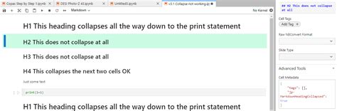Heading Collapse Not Working If Level 1 · Issue 10714 · Jupyterlabjupyterlab · Github