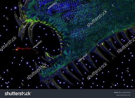 3d Illustration Aliens Ufo On Run Stock Illustration 2199509367