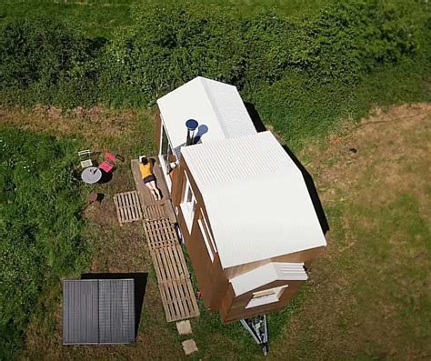 Solo Female Builds Ultra Functional Tiny Home