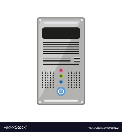 Computer Case Equipment Royalty Free Vector Image