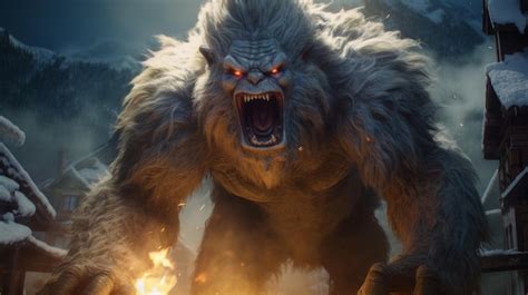 Premium Ai Image Big Foot