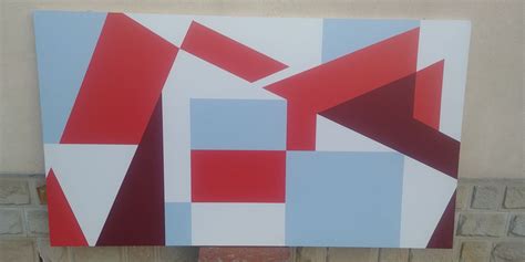 Картина Абстрактная композиция в геометрических фигурах