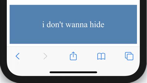 The Notorious Safari Navbar Its Funny How Today All The Browsers By Nahush Farkande Medium