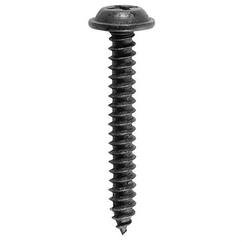 Phillips Flat Washer Head Tapping Screw 8 18 X 1 14 Black Mill