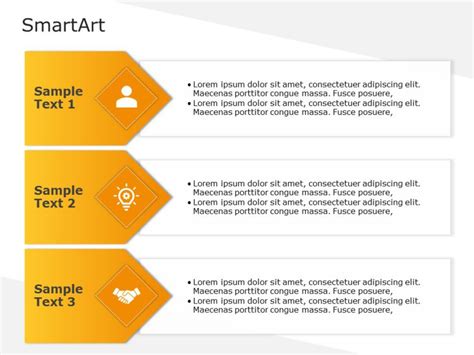 SmartArt List Vertical Block Steps SlideUpLift
