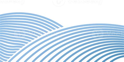 Wave Lines Smooth Flowing Dynamic Multicolor Gradient Isolated On