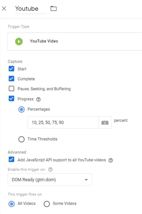 Track Youtube Videos With Google Tag Manager And Google Analytics