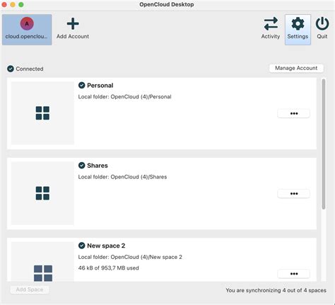 Settings Opencloud Docs