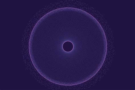 Particle Motion Violet Big Data Concept Glow Tech Poster Binary Number Background Digital