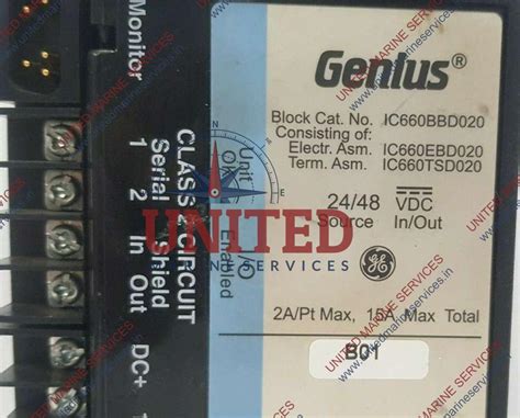 Genius Class 2 Circuit Ic660ebd020y United Marine Services Genius Class 2 Circuit Ic660ebd020y United Marine Services