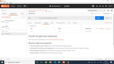 Call To Localhost8000 Could Not Get Any Response · Issue 2214