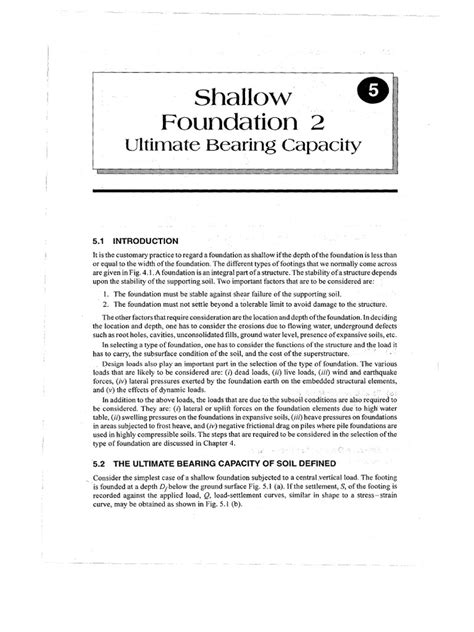 Shallow Foundations Pdf