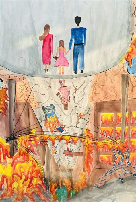 ФОТО Гамшгийн эрсдэл хүүхдийн нүдээр гар зургийн уралдааны бүтээлүүд