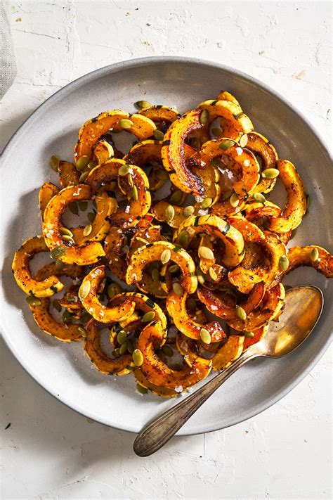 Spicy Roasted Delicata Squash Recipe The Hungry Hutch