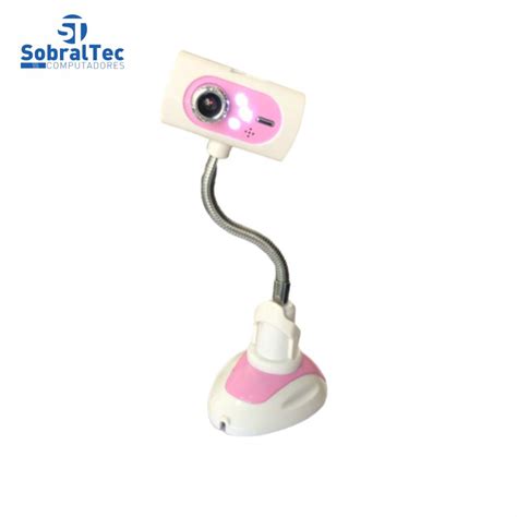 Webcam Pc Camera De Mesa Com Leds E Microfone 480p Usb 20 Foco Manual