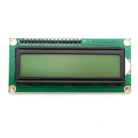 LCD X Yellow Backlight W I C V DC