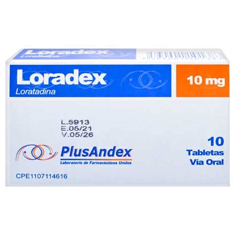 Loradex 10mg2mg 15 Comprimido