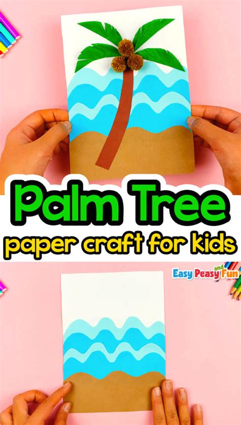 Paper Palm Tree Craft Tutorial Easy Peasy And Fun