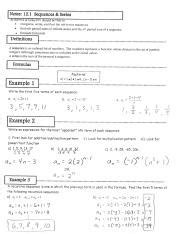 Master Sequences & Series: Definitions, Formulas & Examples | Course Hero