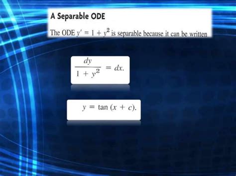 Methods Of Solving Ode