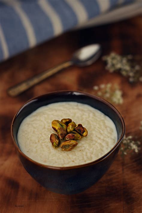 Arabic Rice Pudding Roz B Haleeb Recipe