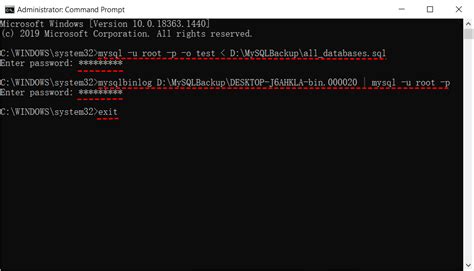 how to create mysql incremental backup on windows 2 ways