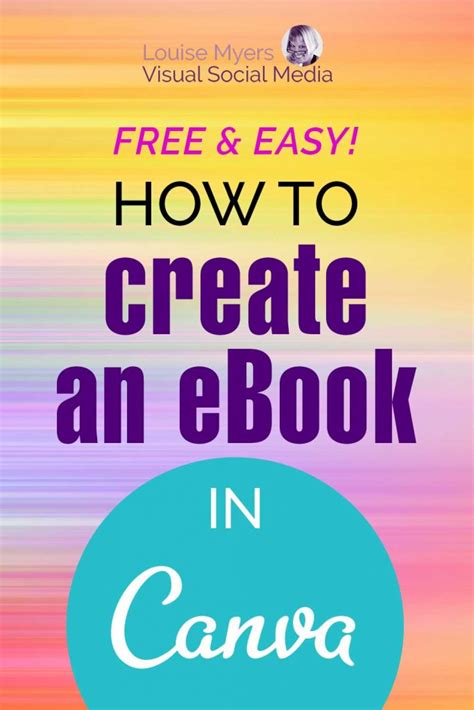How To Create An EBook In Canva It S Easy Free LouiseM
