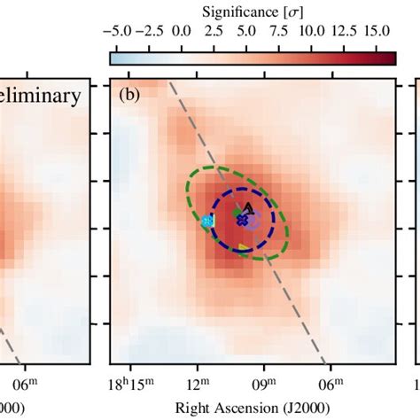 Significance Maps For The Fermi Lat Analysis A Pre Modelling Map Download Scientific
