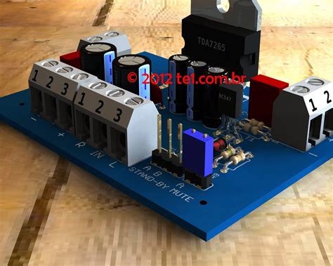 Amplificator Audio Stereo 2x25w Cu Tda7265 Scheme Electrice