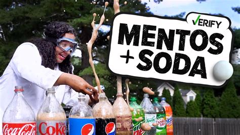 Science Experiment With Mentos
